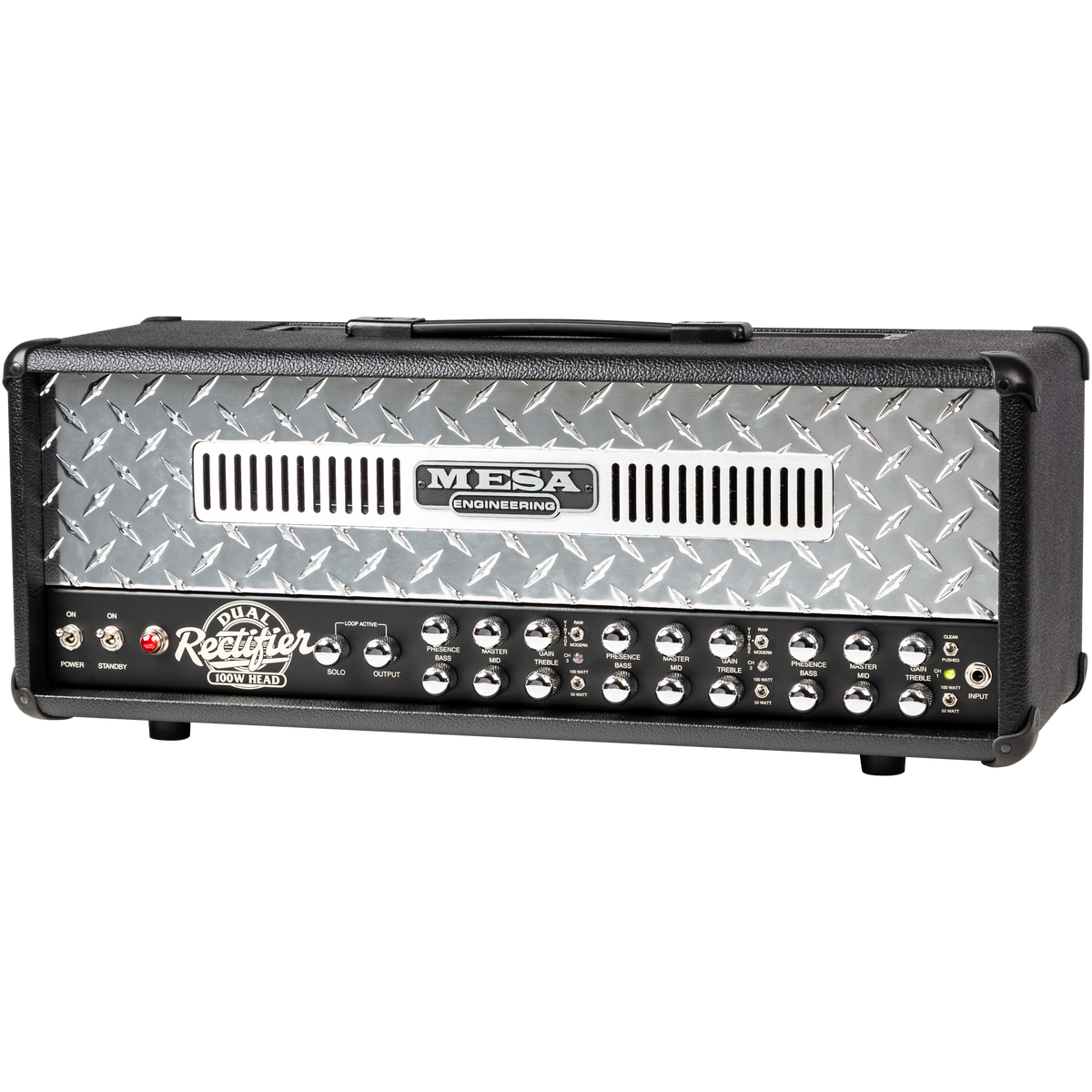 Mesa Boogie Dual Rectifier 100W 3 Channel Guitar Amplifier Head – Oxbow ...