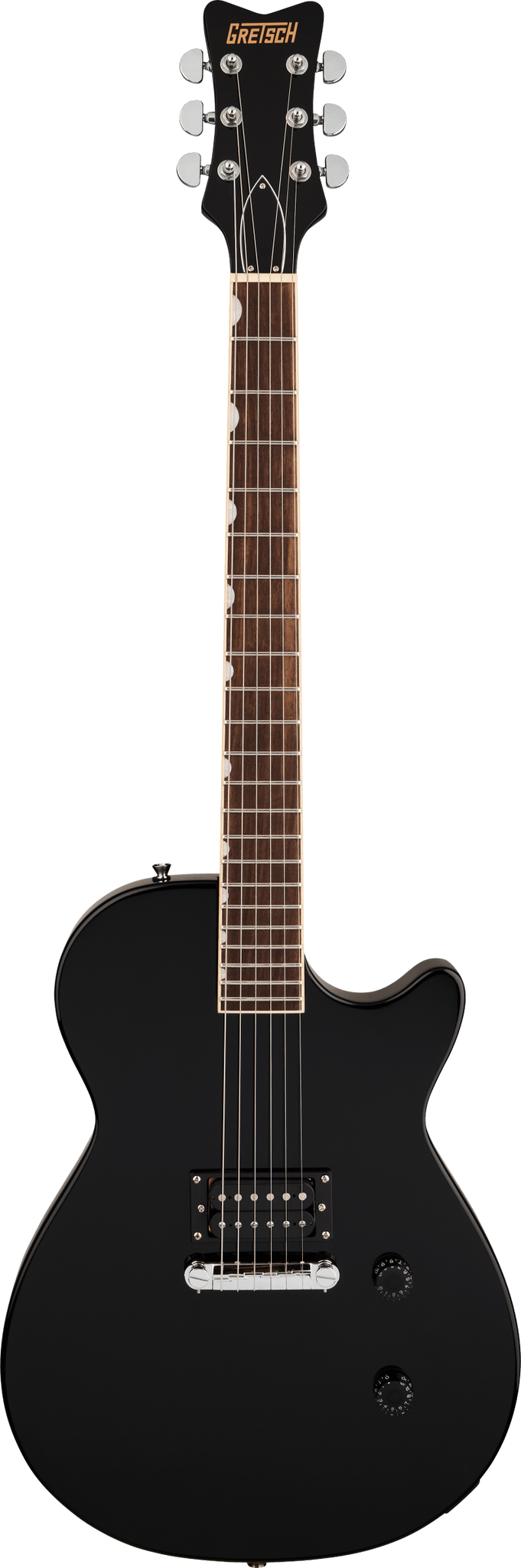 Gretsch Streamliner Jet Club 1 Pickup, Laurel Fingerboard, Jet Black ...