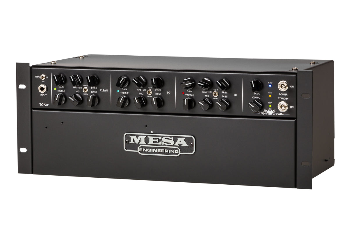 Mesa Boogie Triple Crown 50 Rackmount Guitar Amplifier Head – Oxbow ...