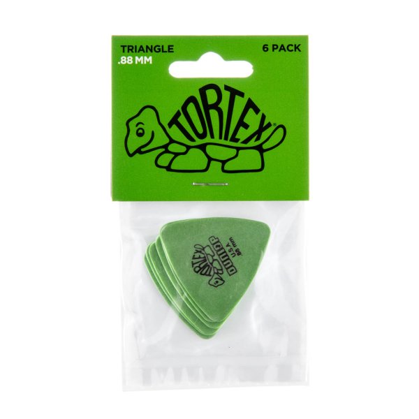 Dunlop Tortex Triangle Standard Guitar Pick Player Pack (6 Pack) - 0.8 ...